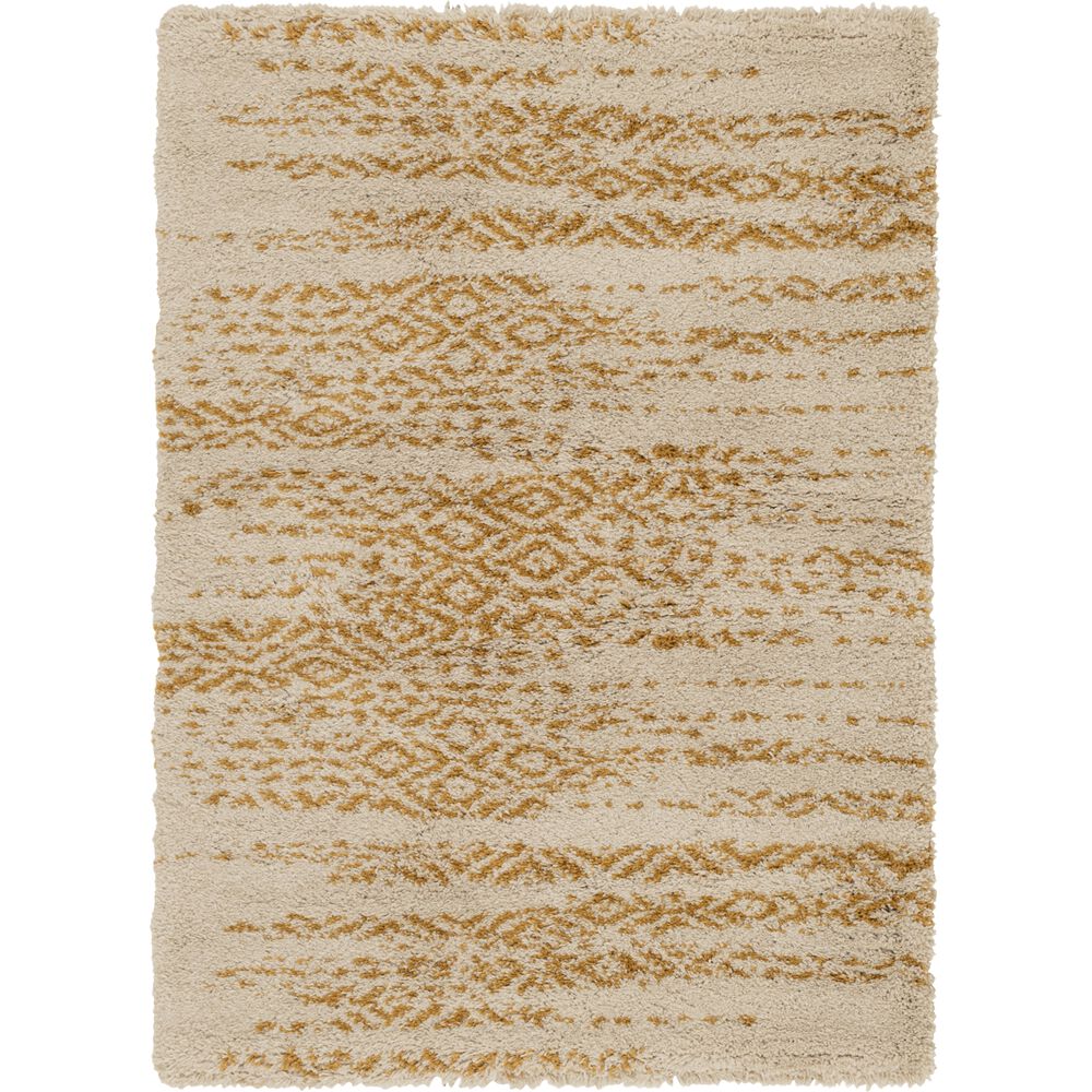 Tapis Synthétique Jaune MALONE ALINEA - L290 x larg200 x Ep. 3,5 cm ...