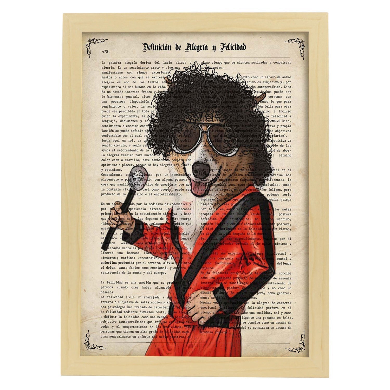 Michael Jackson Dog Affiche. Feuilles D'animaux Avec Des Définitions ...