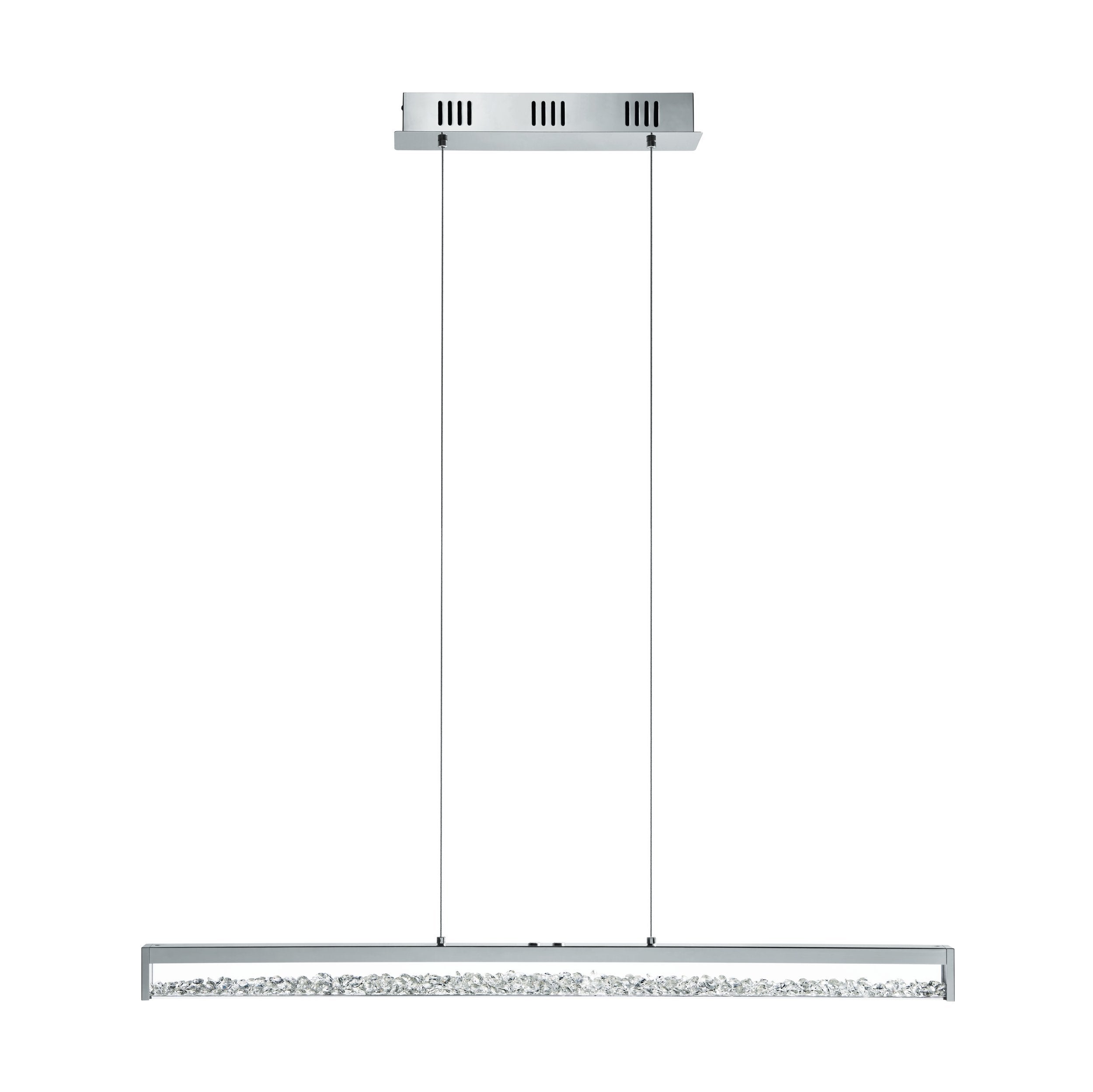Lámpara Colgante LED Eglo Cardito 1 Cromo Luz Regulable 32W | Leroy Merlin