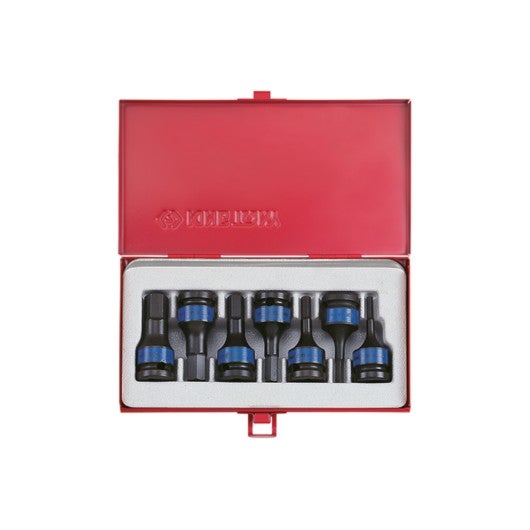 KING TONY - Coffret de douilles choc 1/2" Allen 4 A 17mm, 7 pièces | Leroy Merlin
