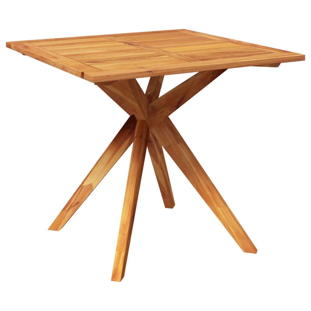 Table de jardin | Table de patio | Table d'extérieur 85x85x75 cm Bois d ...
