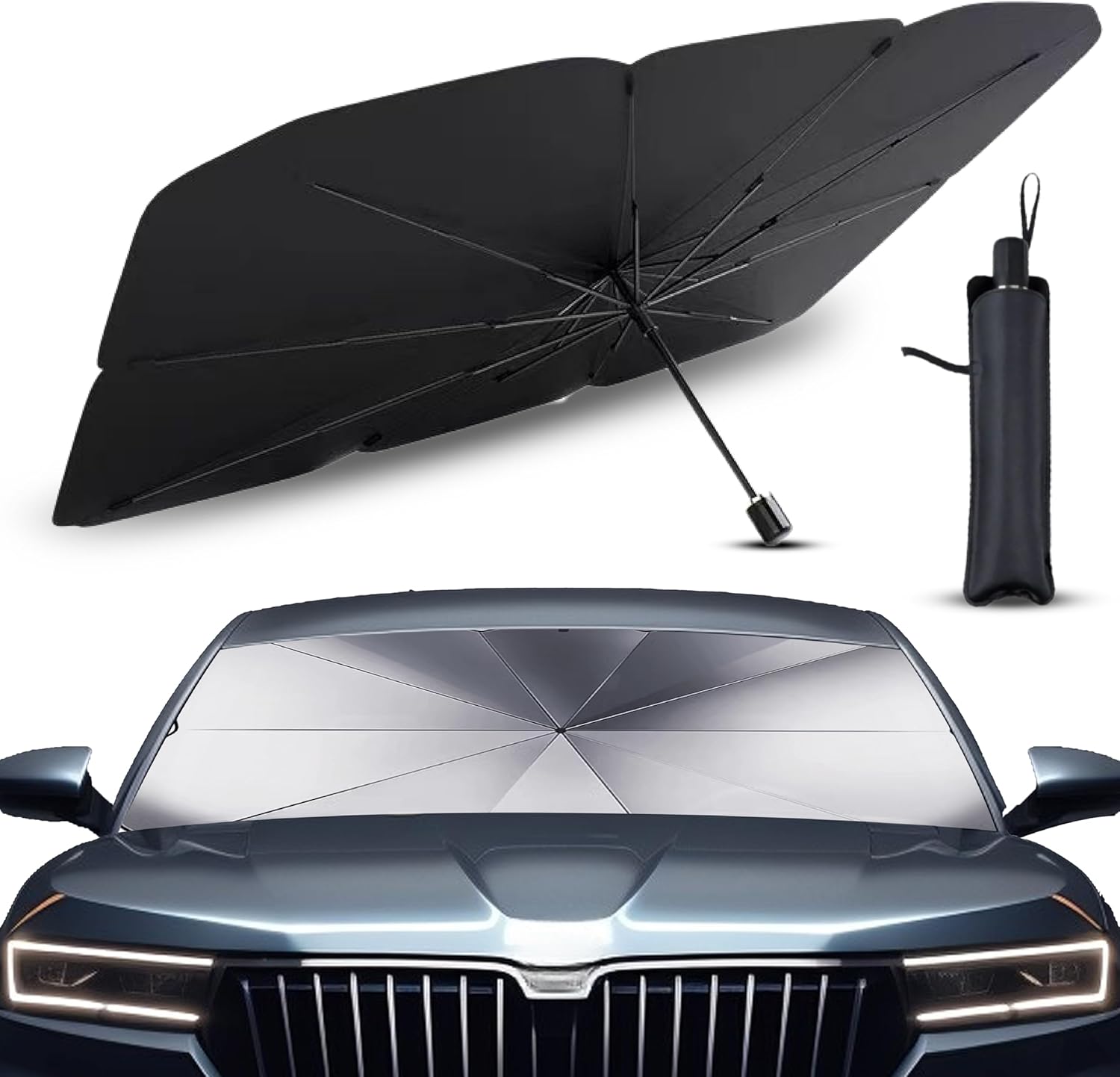 Pare Soleil Voiture Pare Brise Avant. Parapluie Soleil SUV et Camion ...