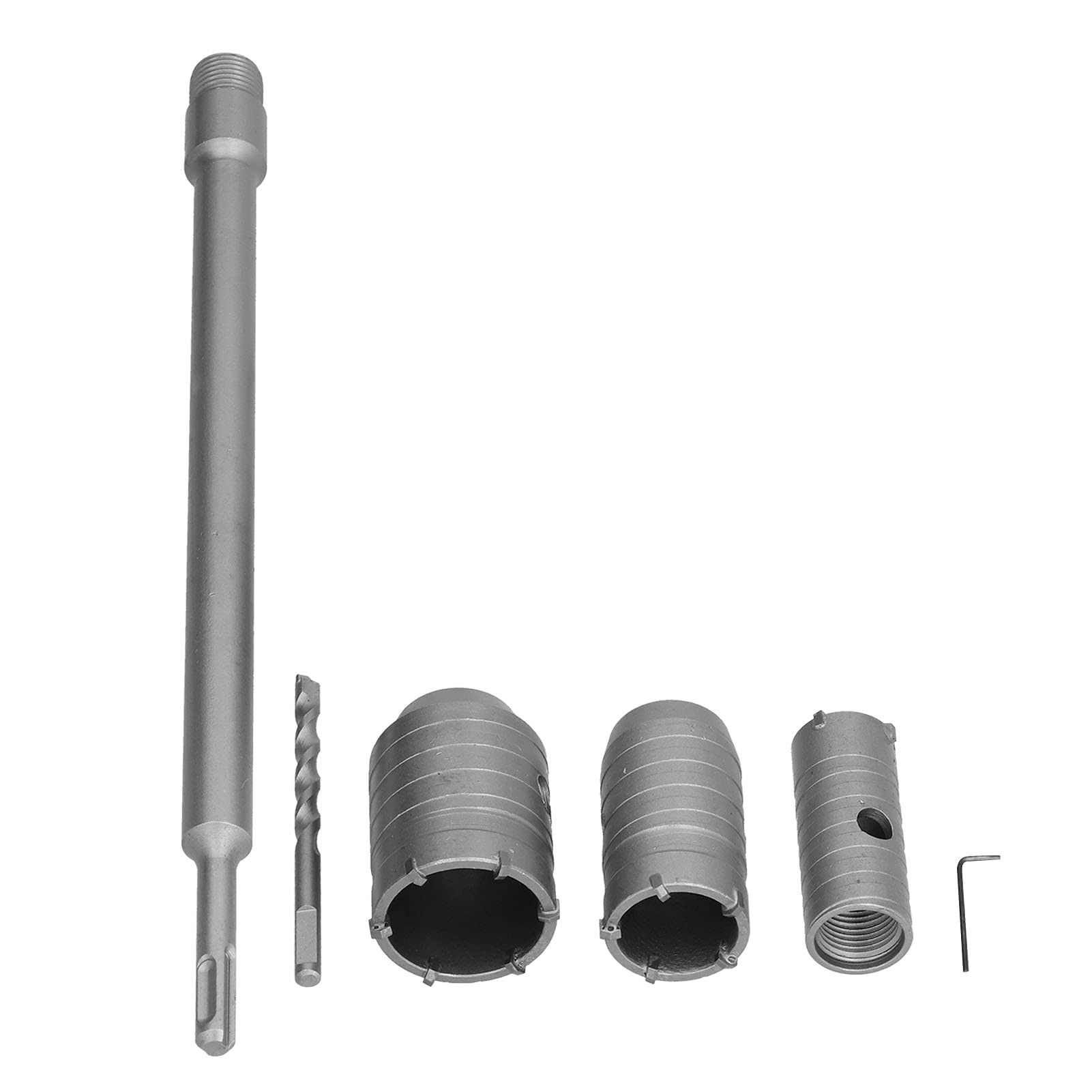 Juego de brocas para cortar muros de hormigón, sierra perforadora con ...