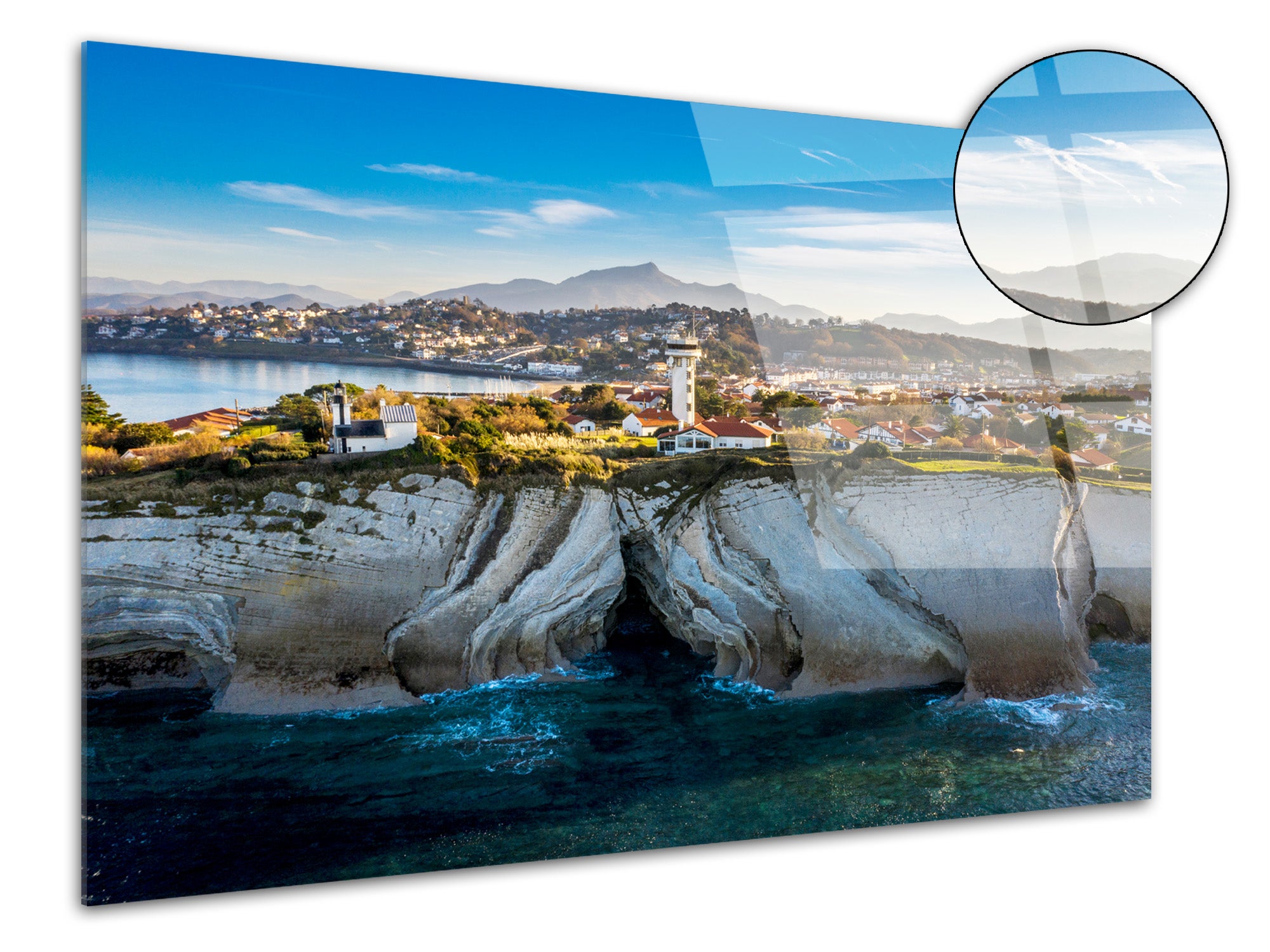 Tableau plexiglas photo FALAISES DE SOCOA | Leroy Merlin