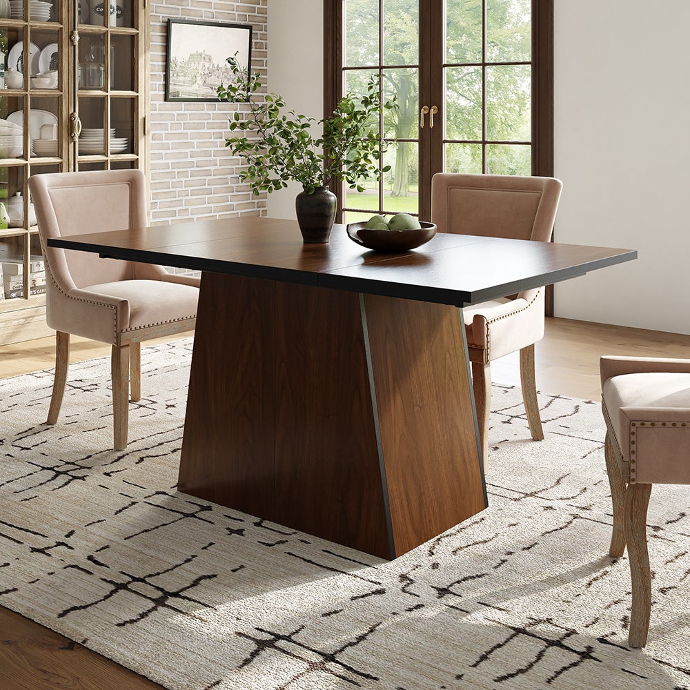 Table de salle à manger pour 4-6 personnes 138.5x80x75 cm Table de ...