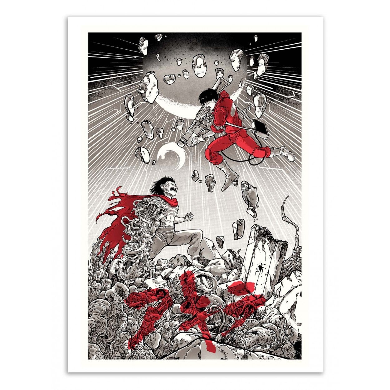 Affiche d’art 30 x 40 cm - Akira - Joshua Budich | Leroy Merlin