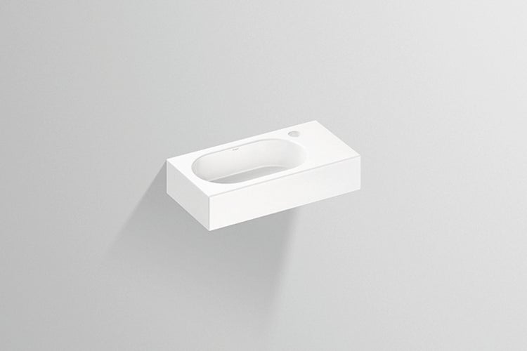 Lavabo Alape WT.XXS450H.L, rectangulaire L : 450mm H : 100mm P : 236mm ...