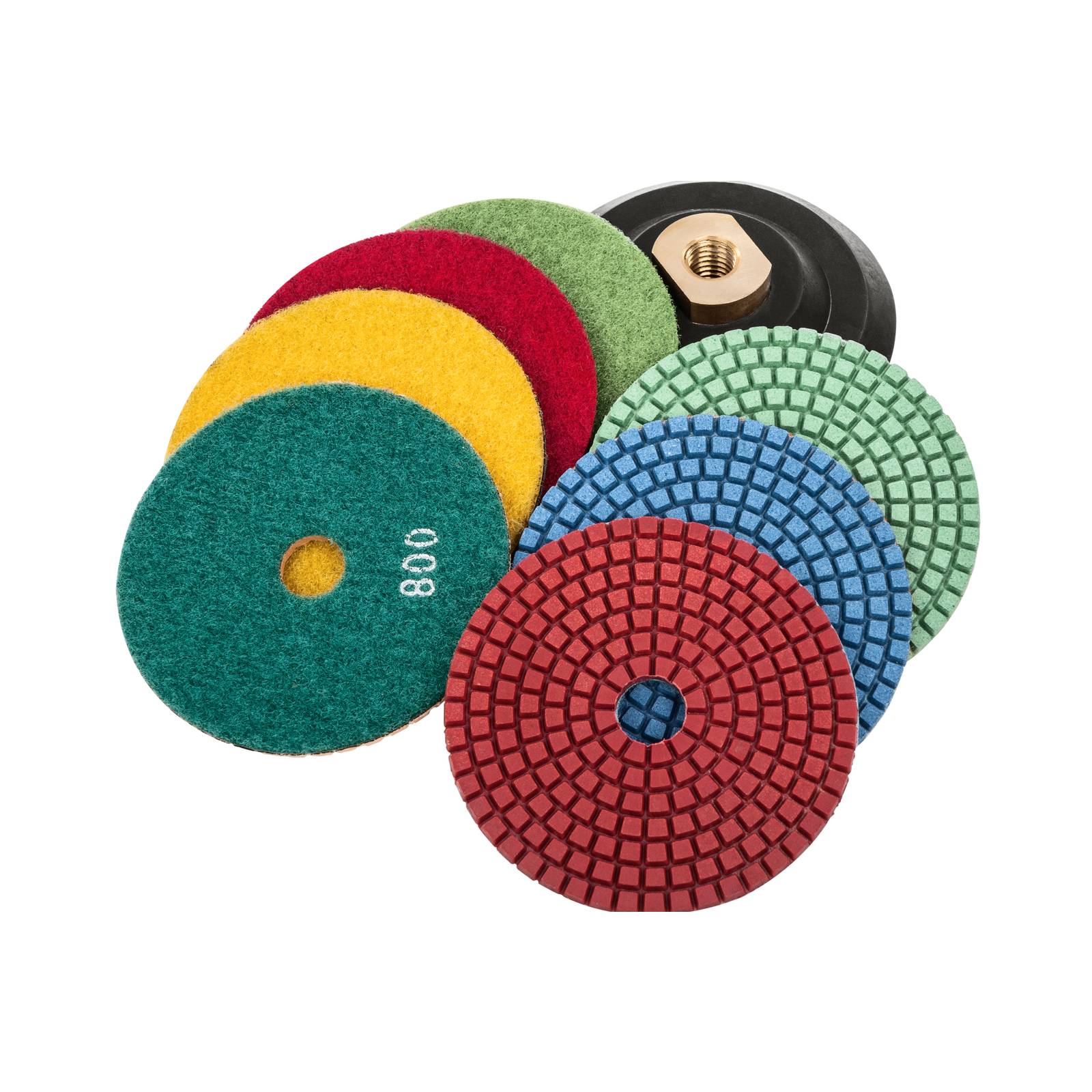 Accessori Set Di Sette Dischi Abrasivi Per Levigatrice Ad Acqua ...