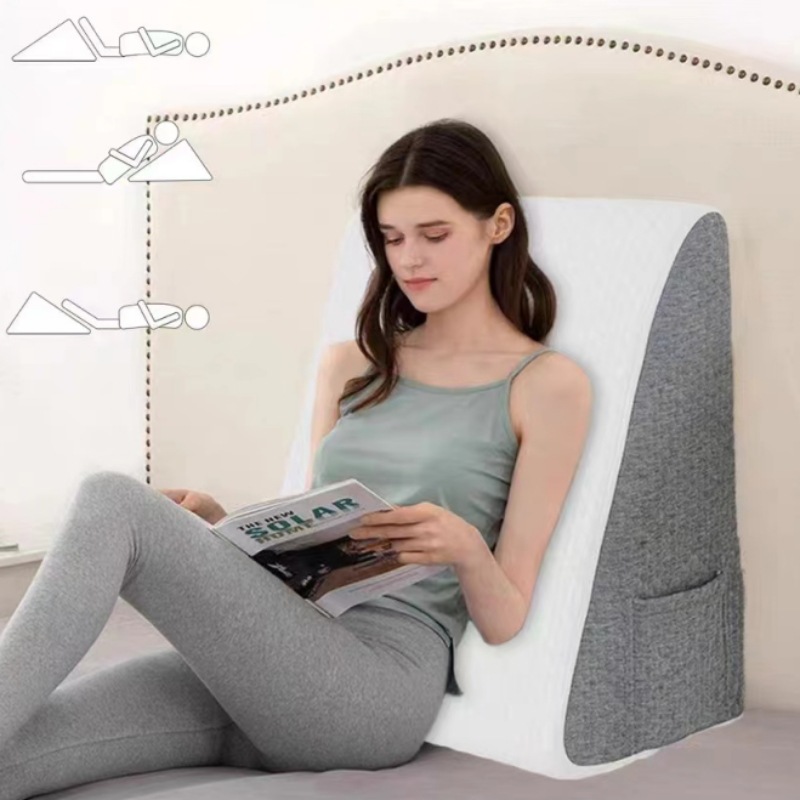 Almohada triangular para respaldo, almohada de cuña, almohada cervical ...