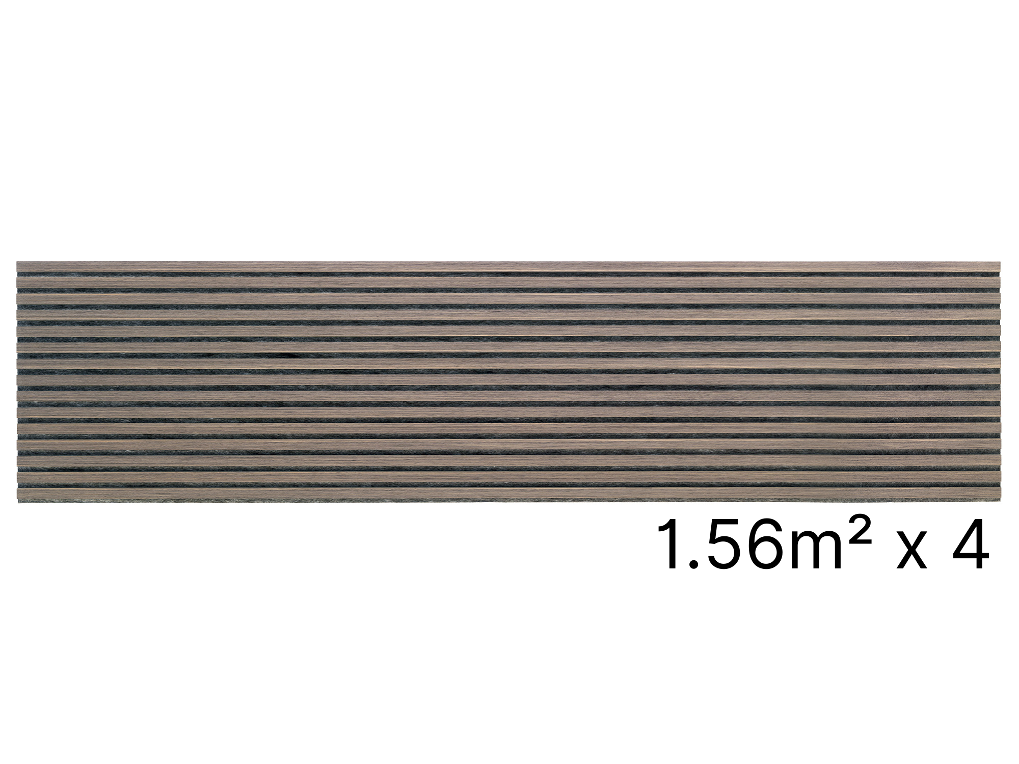 Juego de 4 paneles acústicos de madera para pared - 240 x 60 cm - Roble ...