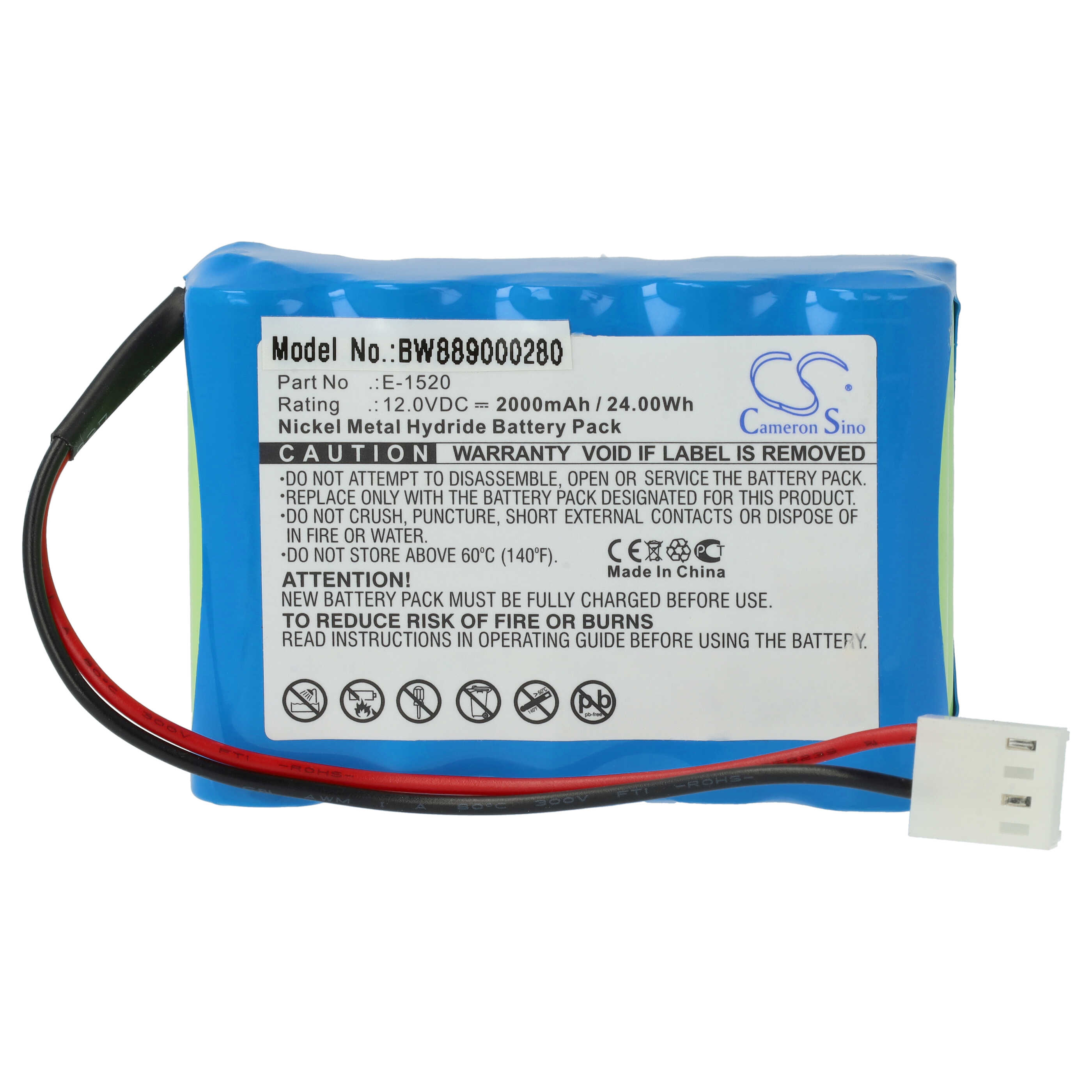 Vhbw Batterie remplacement pour Codan Argus E-1520, 601259 pour ...