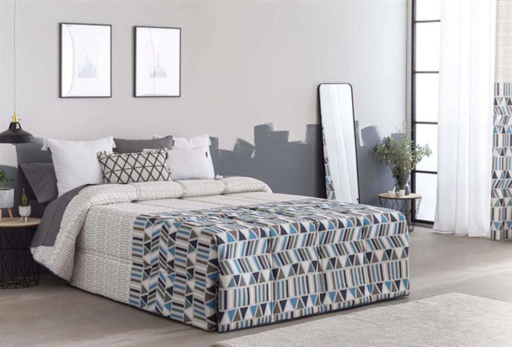 Edredón Conforter Eibar Azul para Cama de 135 cm | Leroy Merlin
