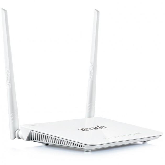 Tenda Modem Router ADSL2+ 3G/LTE Wireless N300 USB NAS White | Leroy Merlin
