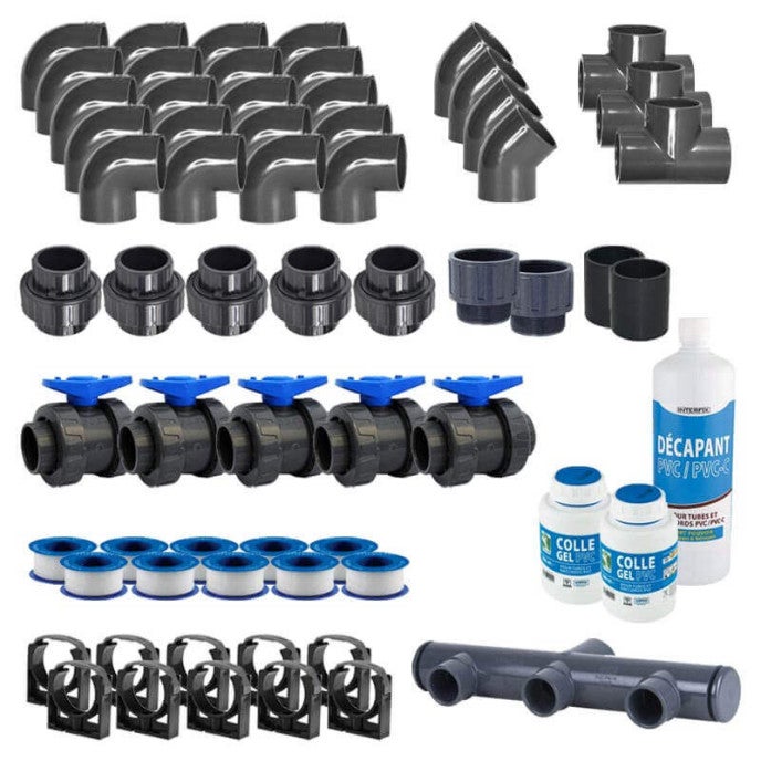 Kit de plomberie piscine diamètre 50 mm | Leroy Merlin