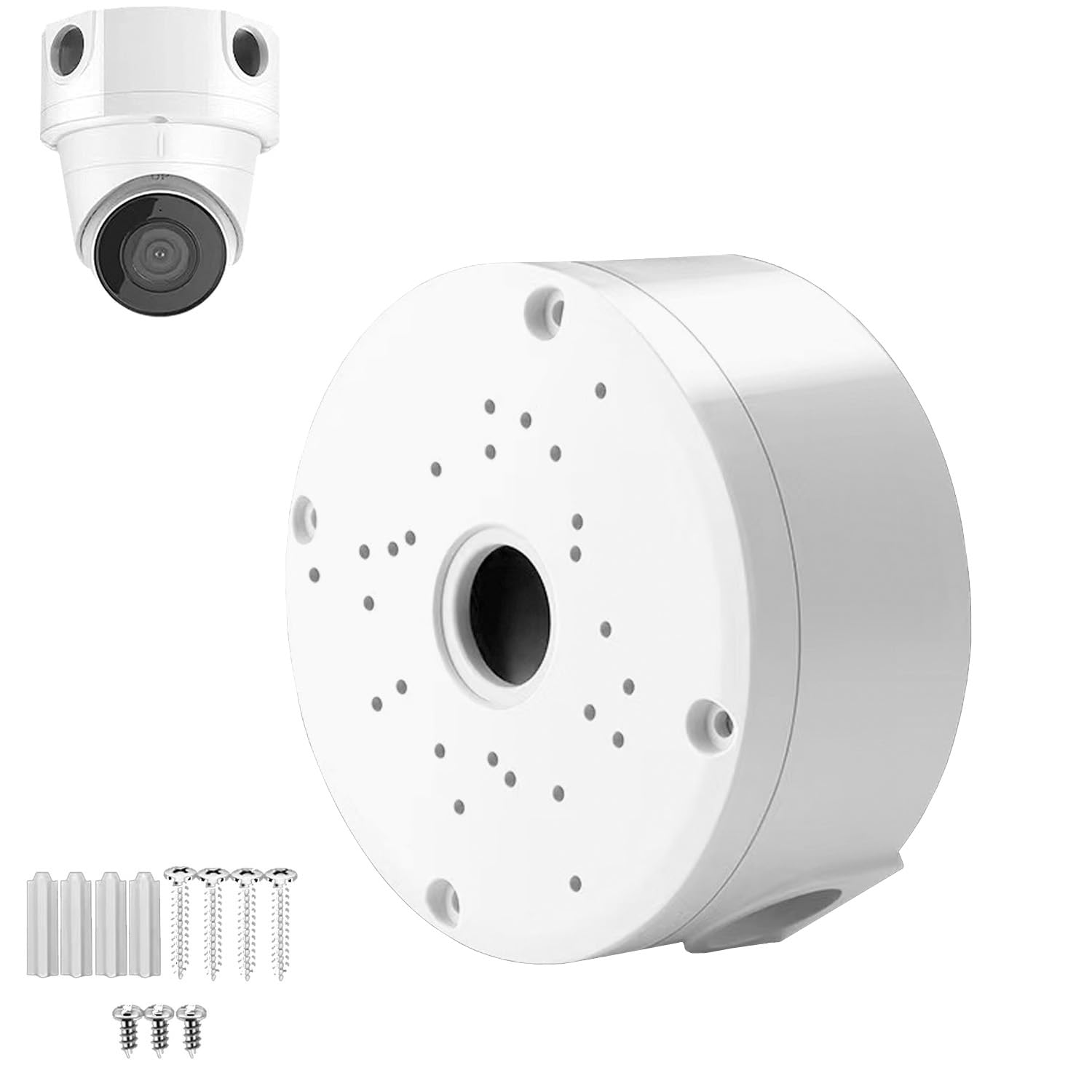 Lot de 1 boîte de jonction dôme universelle pour caméra de sécurité ...