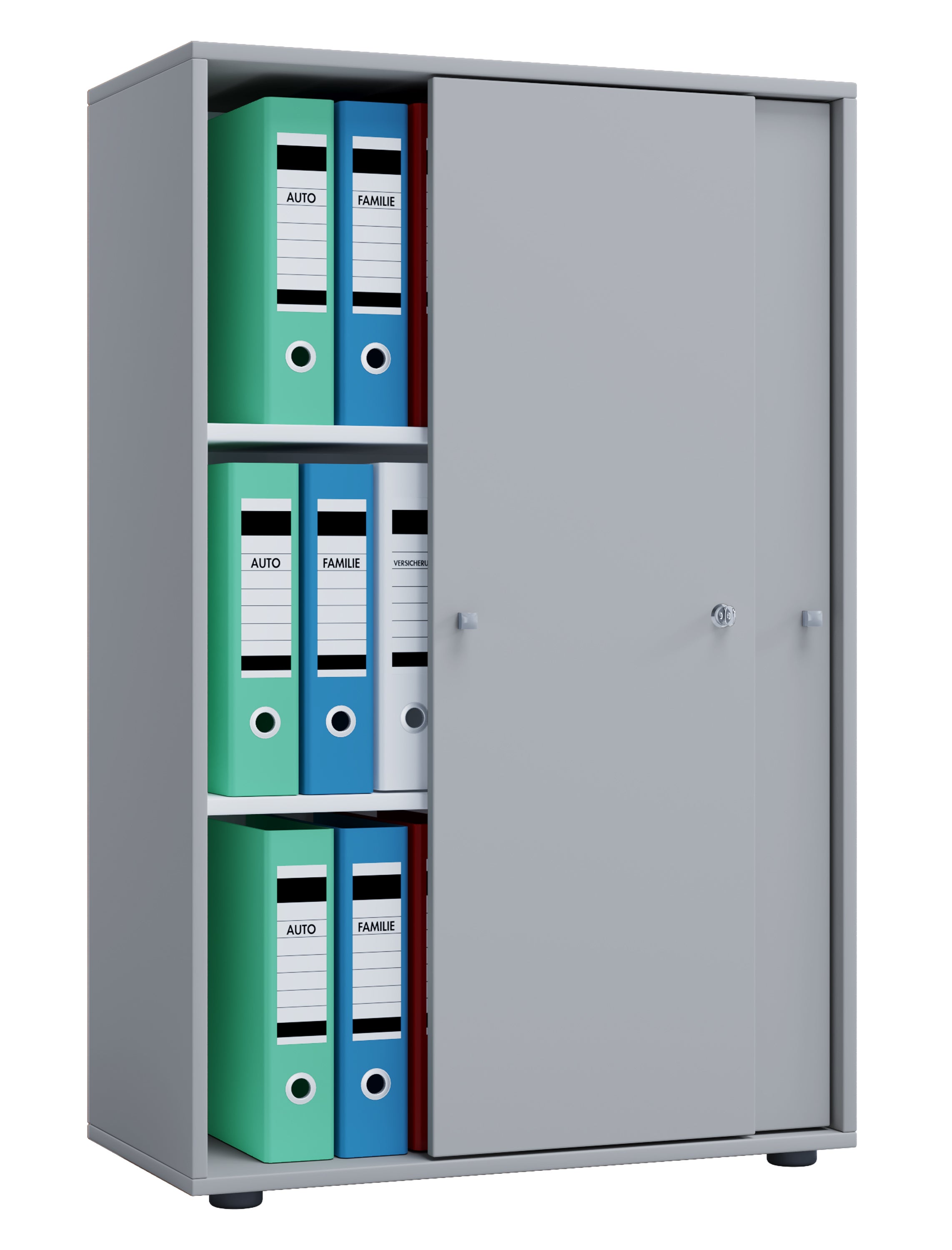 Gabinete de oficina Lona Gris AN. 70 x AL. 111 x P. 40 cm | Leroy Merlin