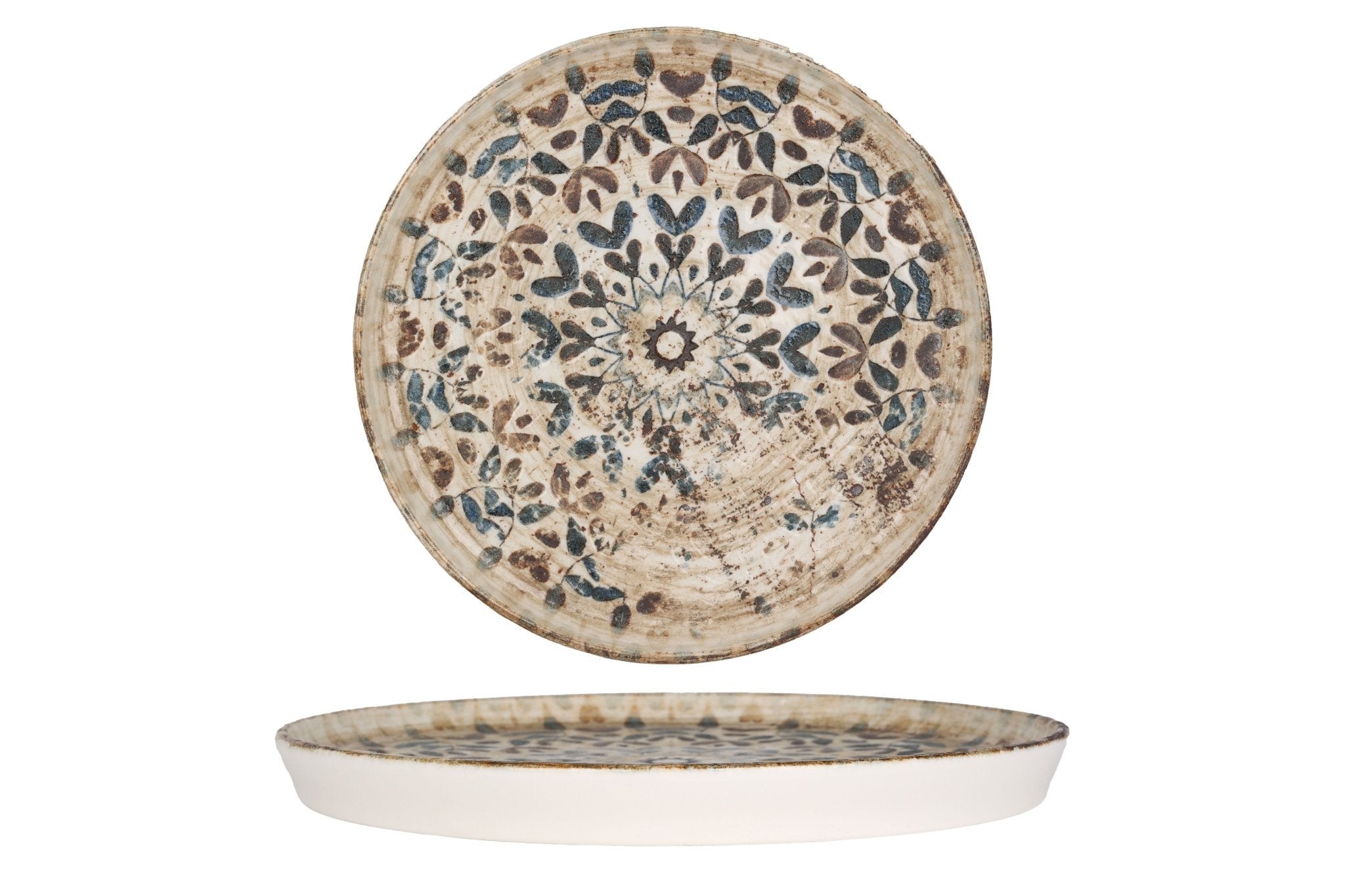 Rinart Assiette à desserts - Aztec - Porcelaine - 20 cm - lot de 6 ...