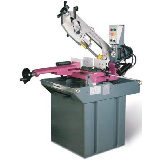 Scie à ruban pour métaux -45 /+60 capacité de coupe ronde 225 mm 1,1 kW ...