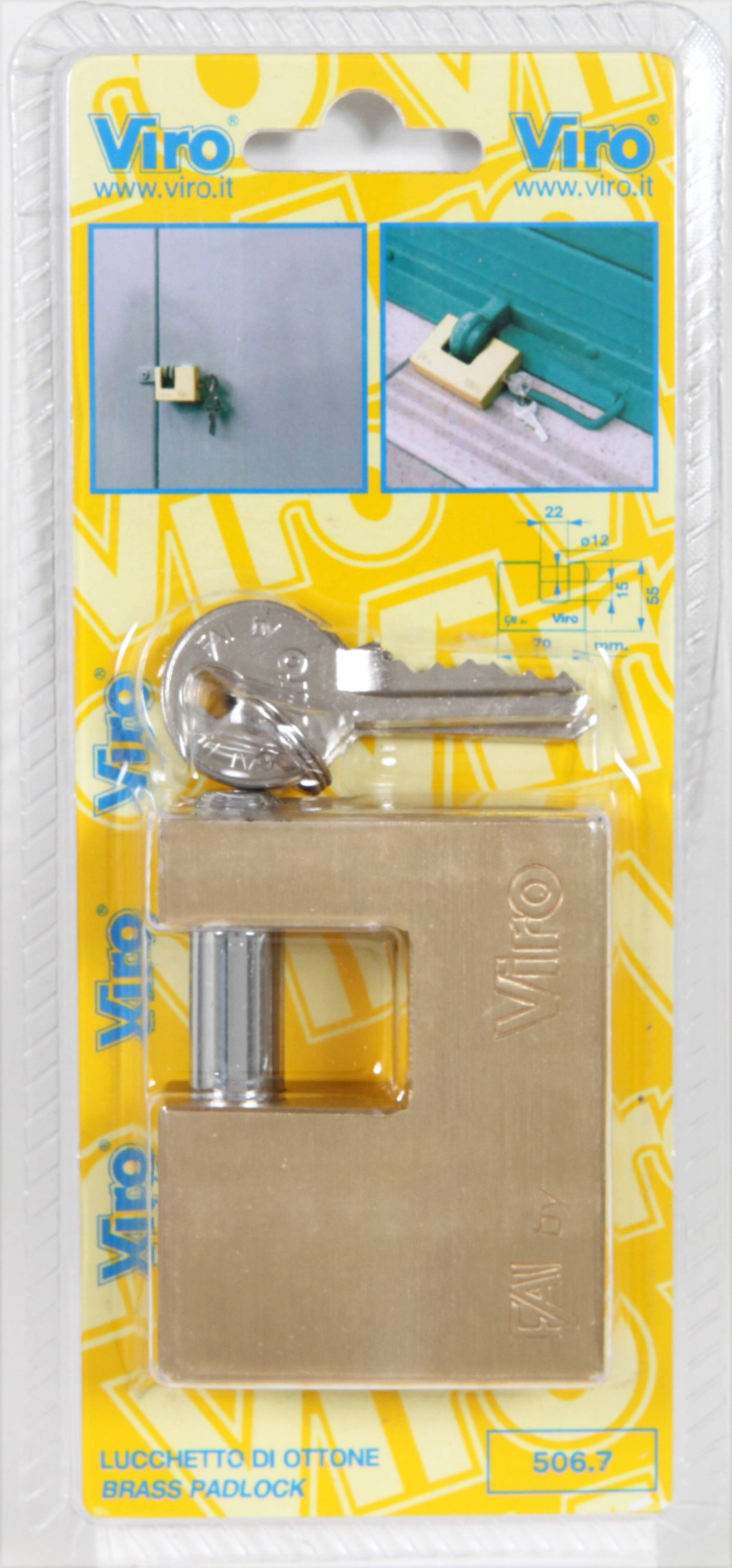 PERSIANA CANDADO VIRO BL 507.7 OTT 90 MM | Leroy Merlin