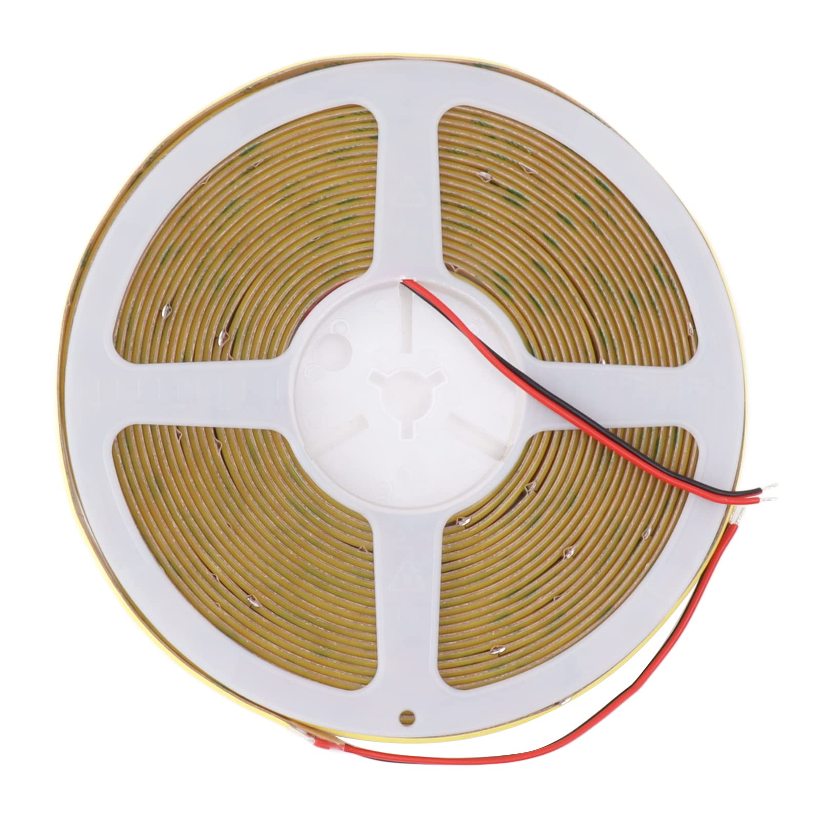 Tira de luces LED COB de doble fila flexible y adhesiva de alto brillo ...