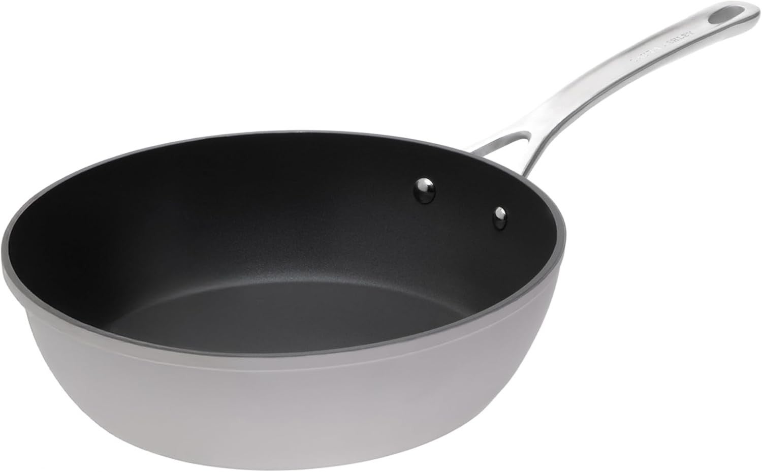 Sartén Wok de 30 cm con tapa de vidrio Gris Claro, Laura Ashley | Leroy ...
