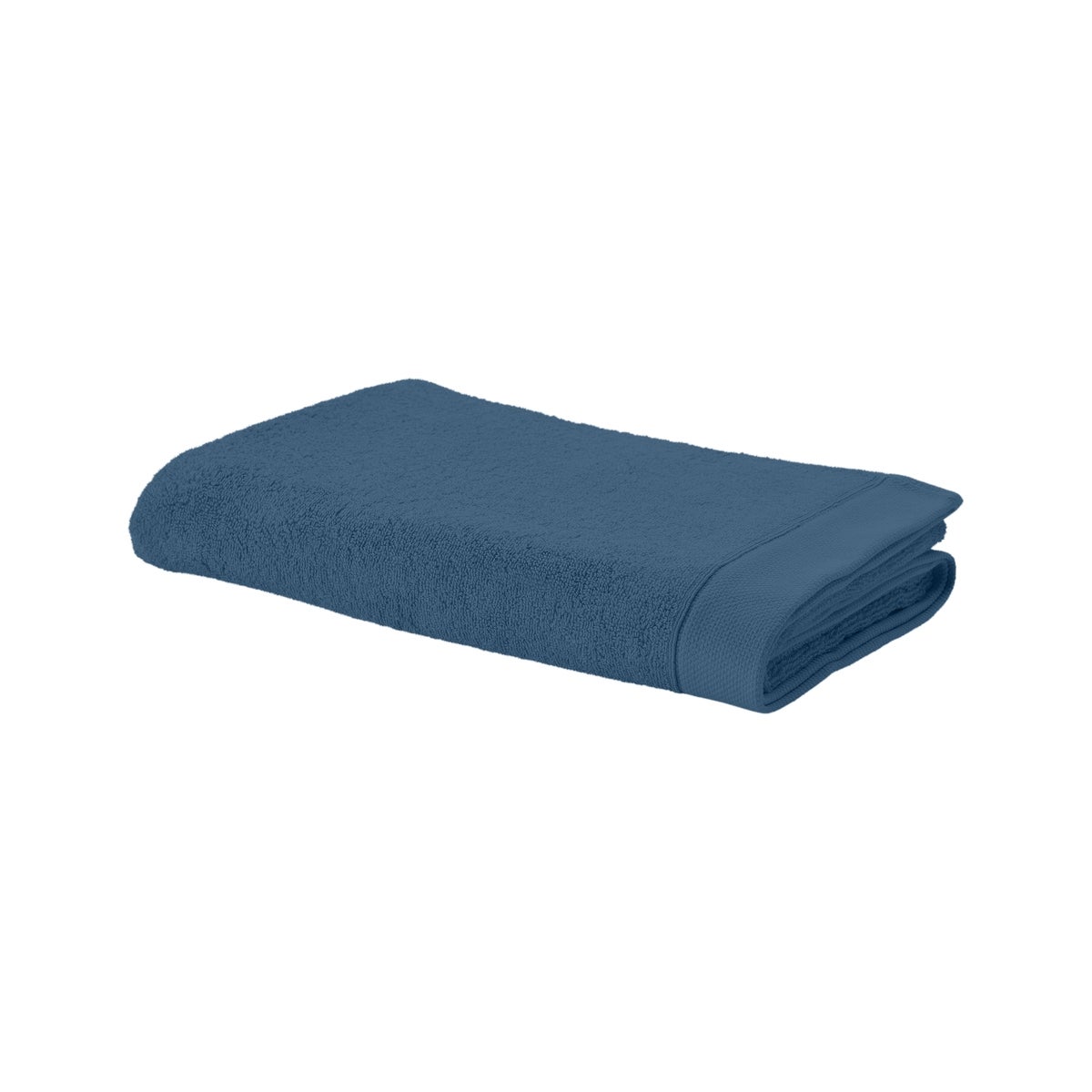 Drap de bain 100x150cm en éponge bleu stellaire Premium | Leroy Merlin