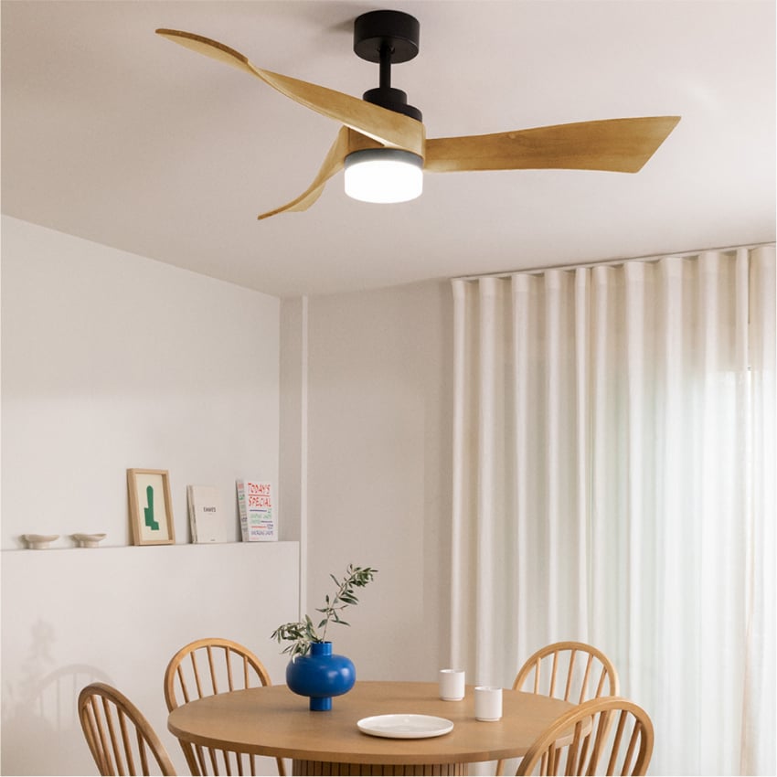 WINDLIGHT CURVE DC - Función Verano/Invierno - Ventilador de Techo 40W ...