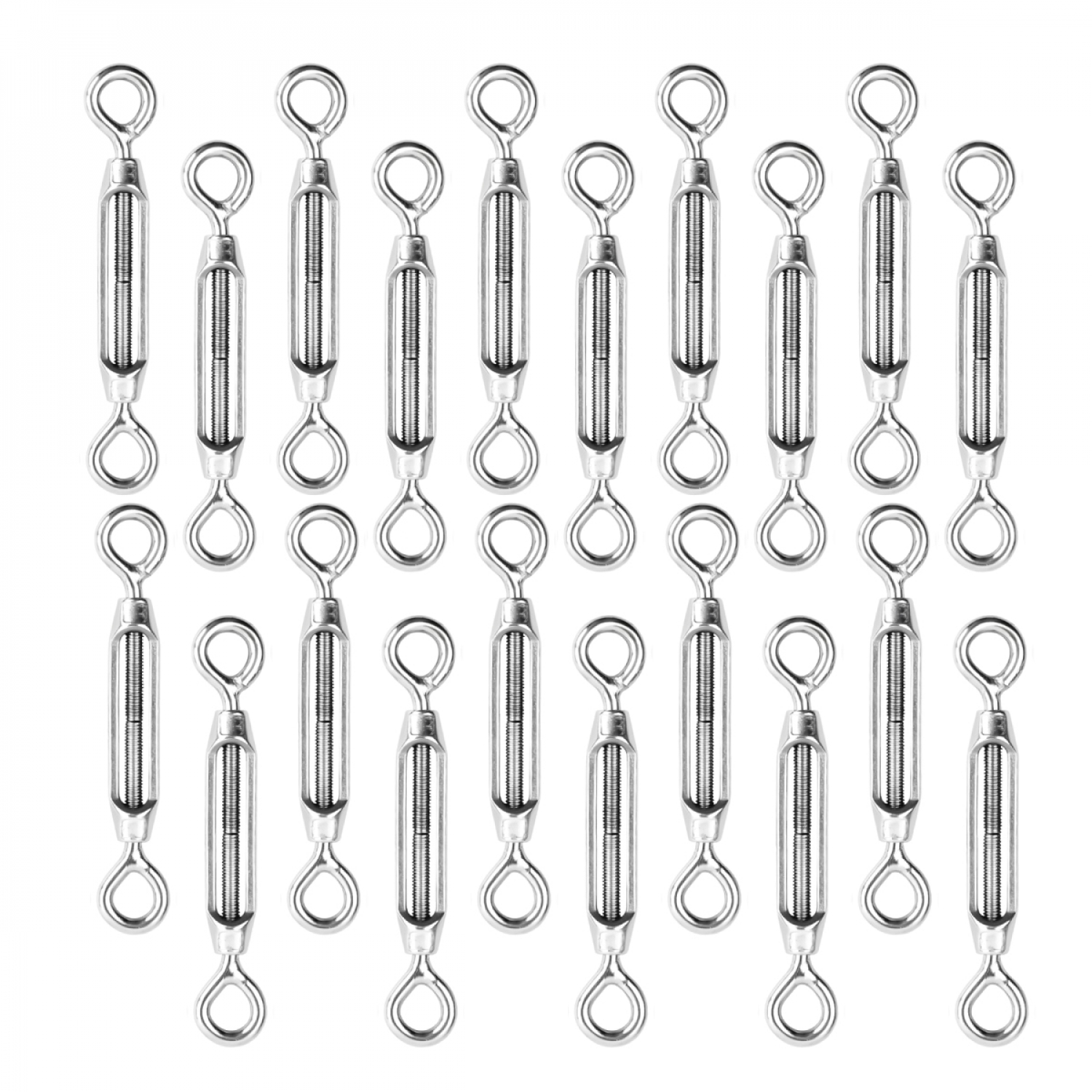 Lot de 20 tendeurs de fil réglables en acier inoxydable - Double ...