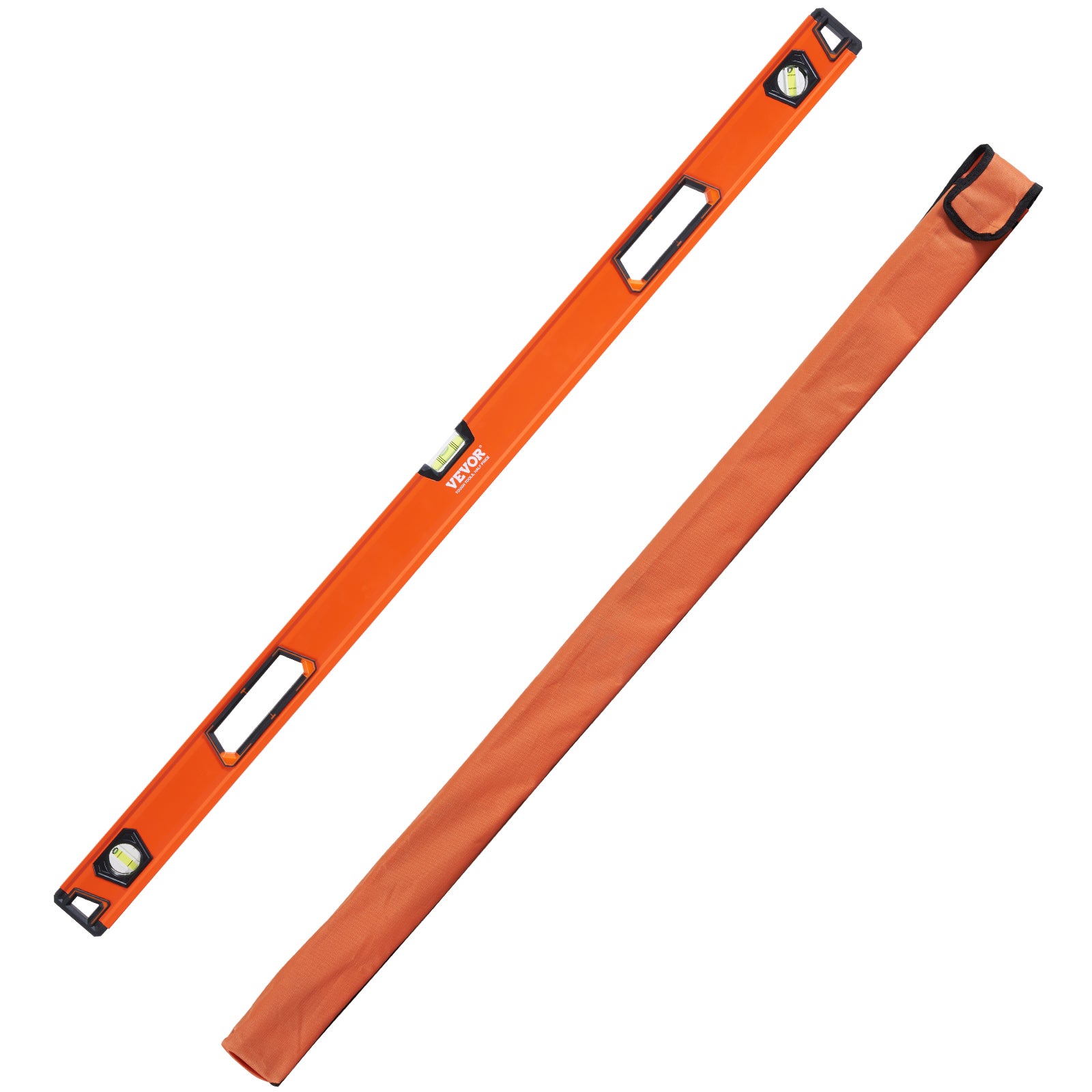 Niveau à Bulle Magnétique VEVOR 1222 mm Niveau Aimanté Torpille Outil ...