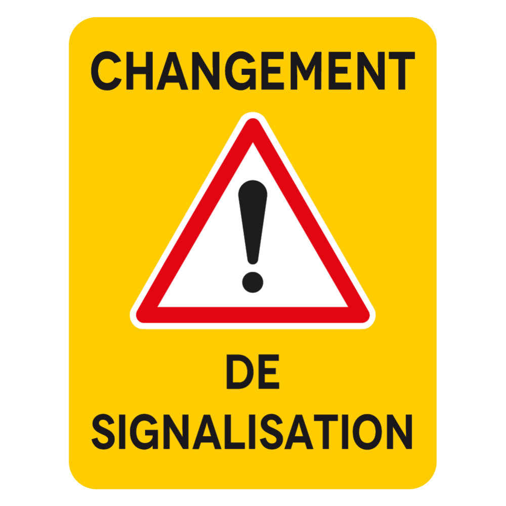 Signalisation de Travaux Temporaires Panneaux de Travaux Temporaires ...