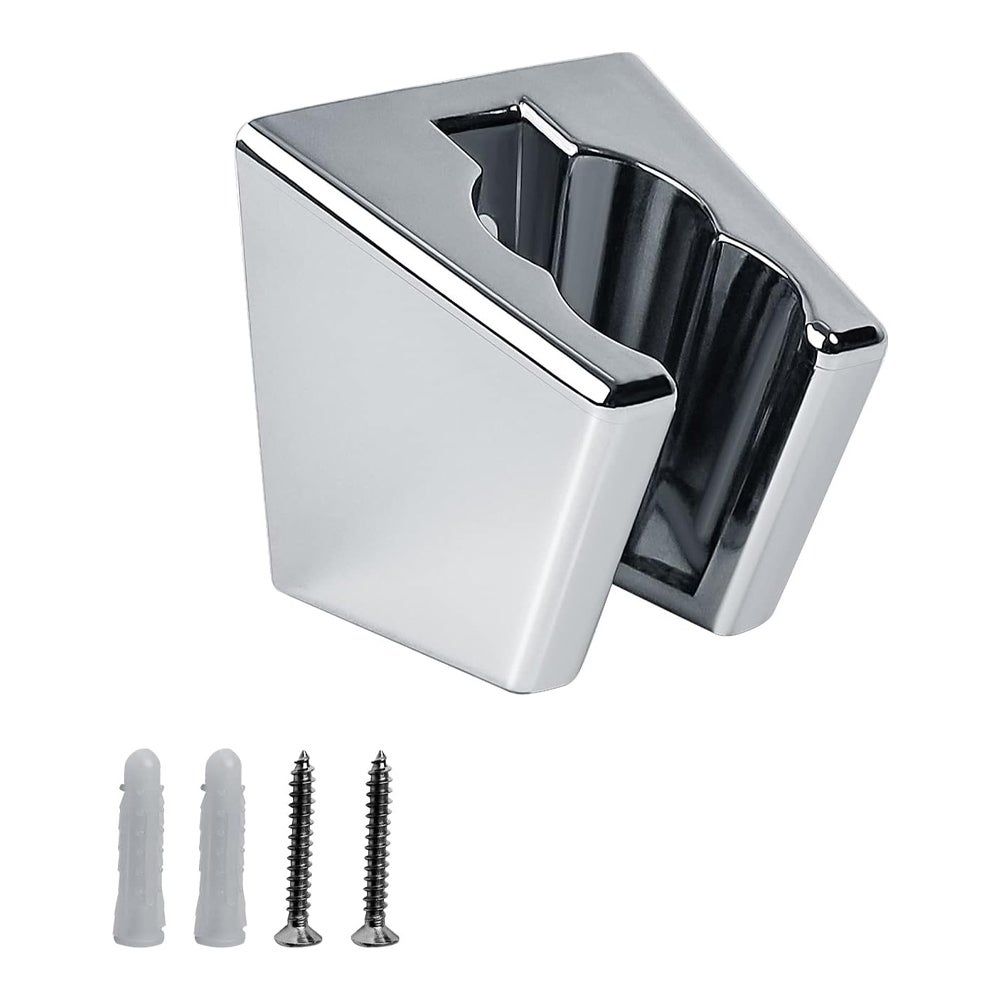 Support de Douche Universel, Support de Douche à Main en Chrome Argenté ...