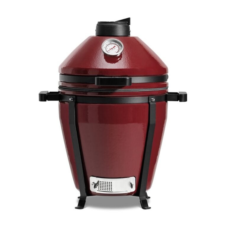 Barbacoa Kamado BONO EVO Minimo Royal Red + cuatro accesorios ...