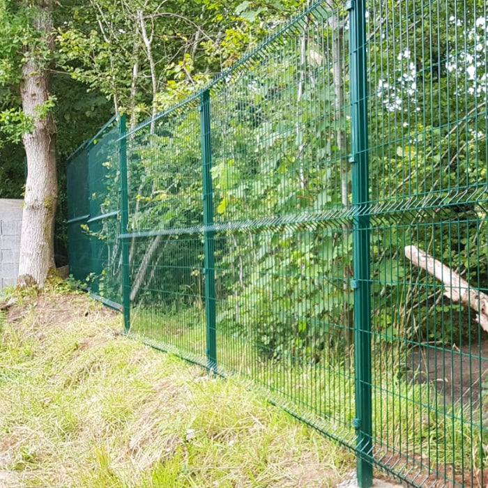 Panneau Rigide Grillage Clôture H1.73m x L2.50m Vert | Leroy Merlin