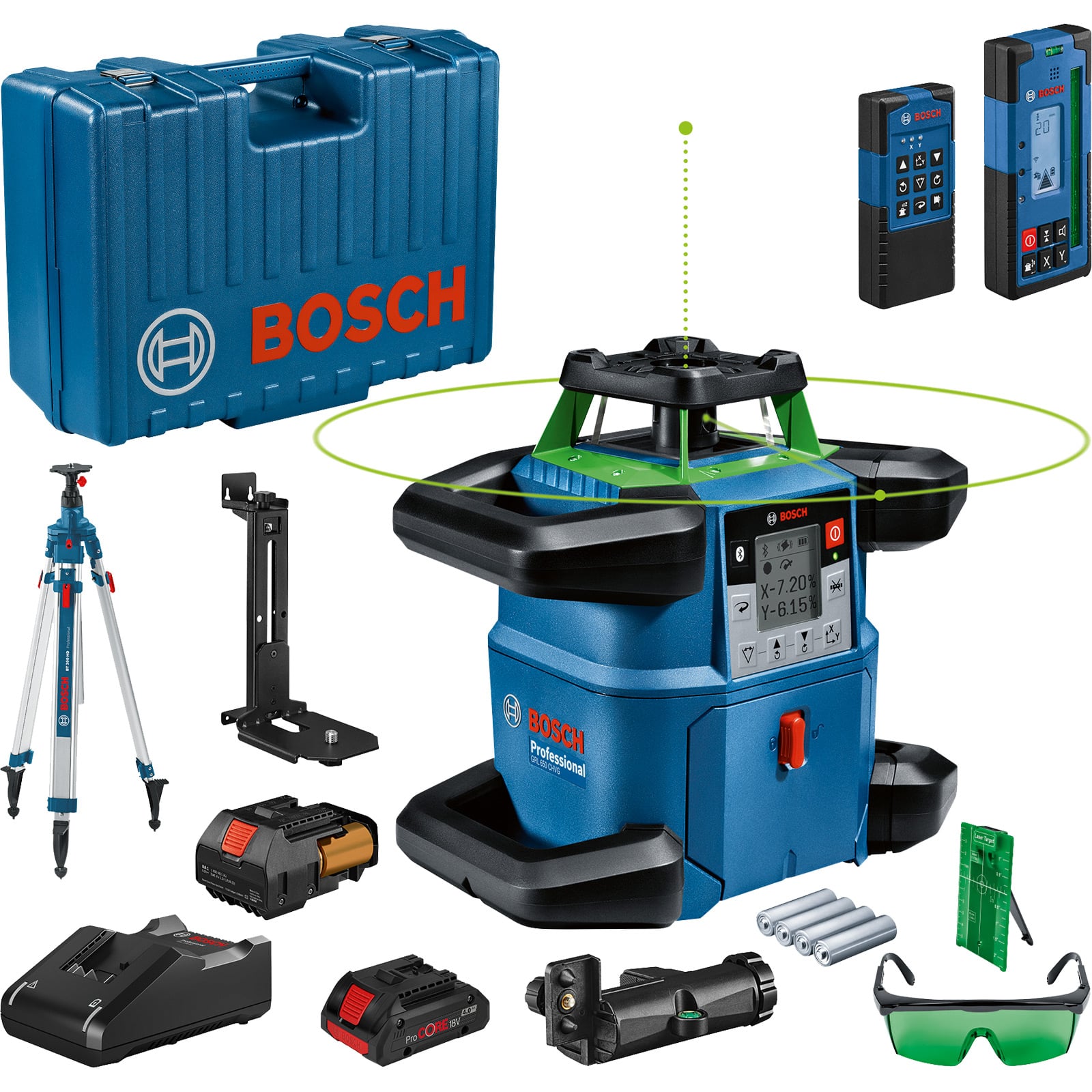 Laser Rotatif GRL 650 CVHG + Trépied BT 300 HD | 06159940PS - Bosch ...