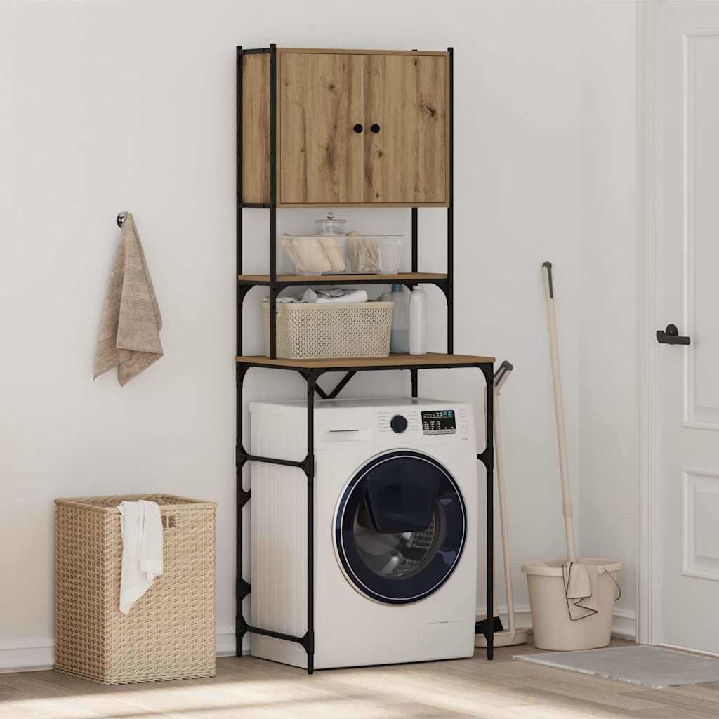 Cabinet pour lave-linge Chêne artisanal 68 x 48,5 x 194 cm | Leroy Merlin