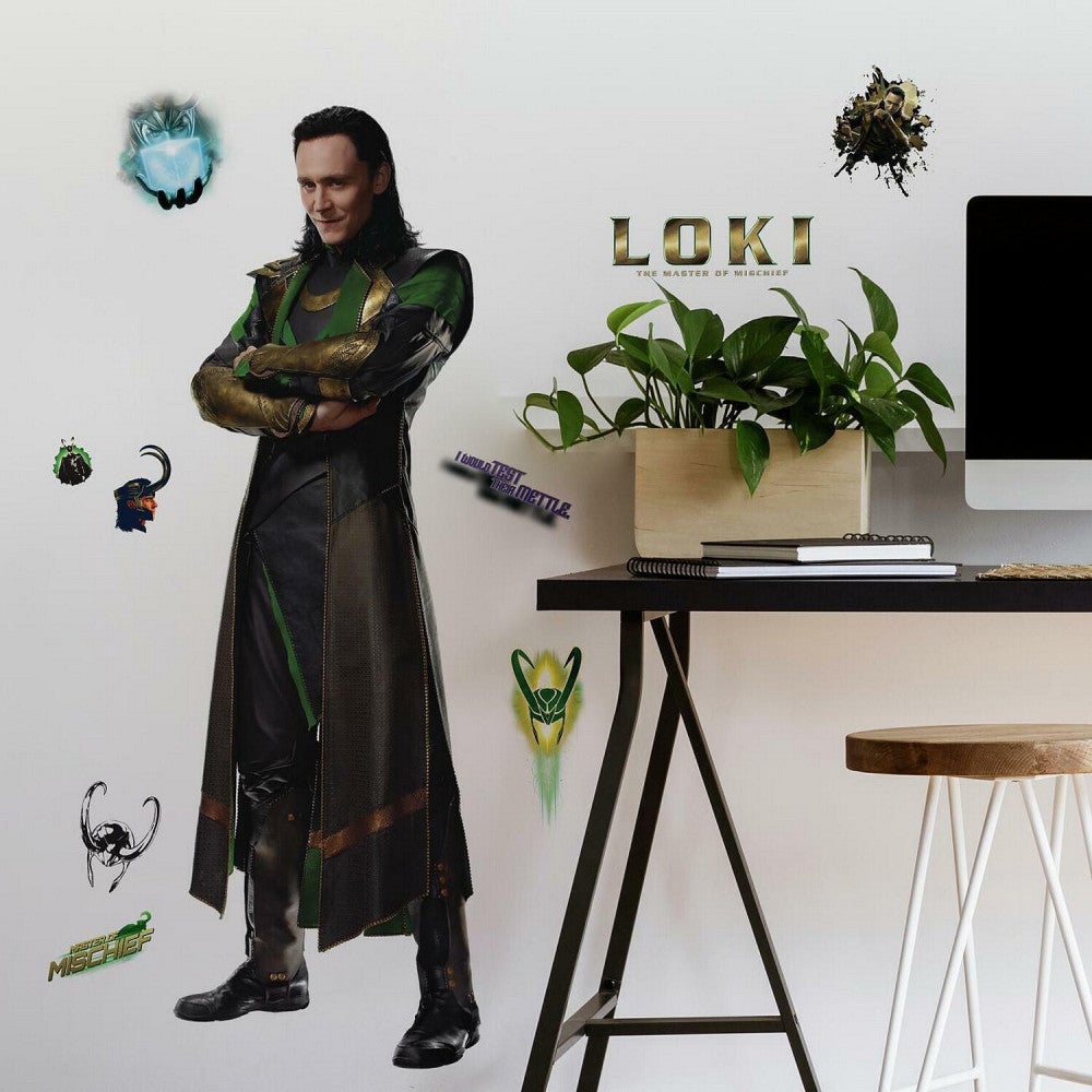 Sticker Mural Géant Loki Marvel et stickers complémentaires | Leroy Merlin