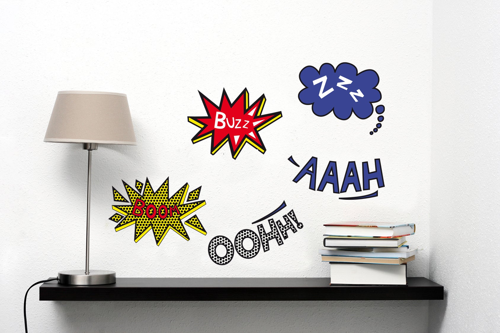 Sticker autocollant décoratif, illustration comic's bulle de BD ...