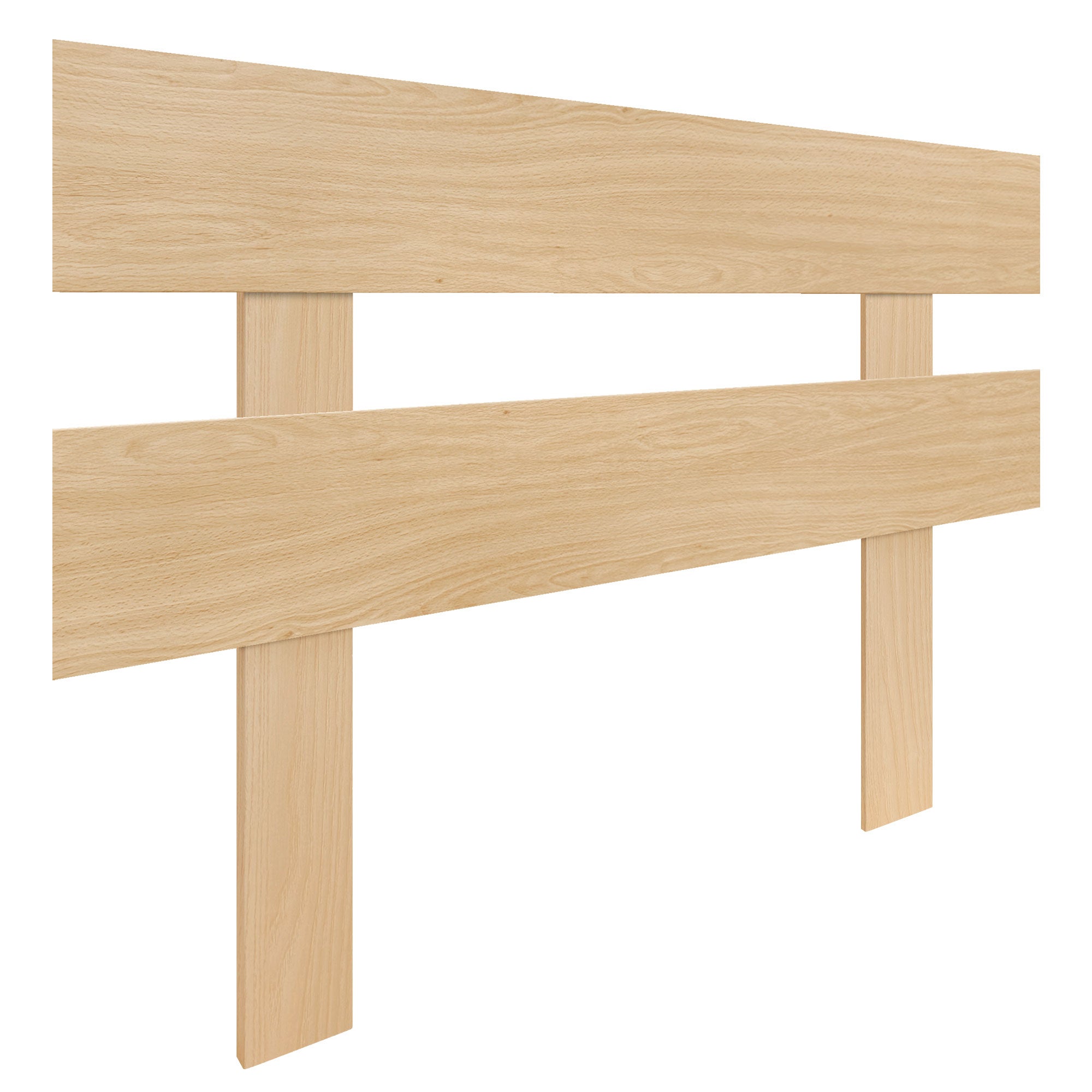 DHOME Cabecero de Madera reciclada DM Horizontal Estilo Valla con Patas ...