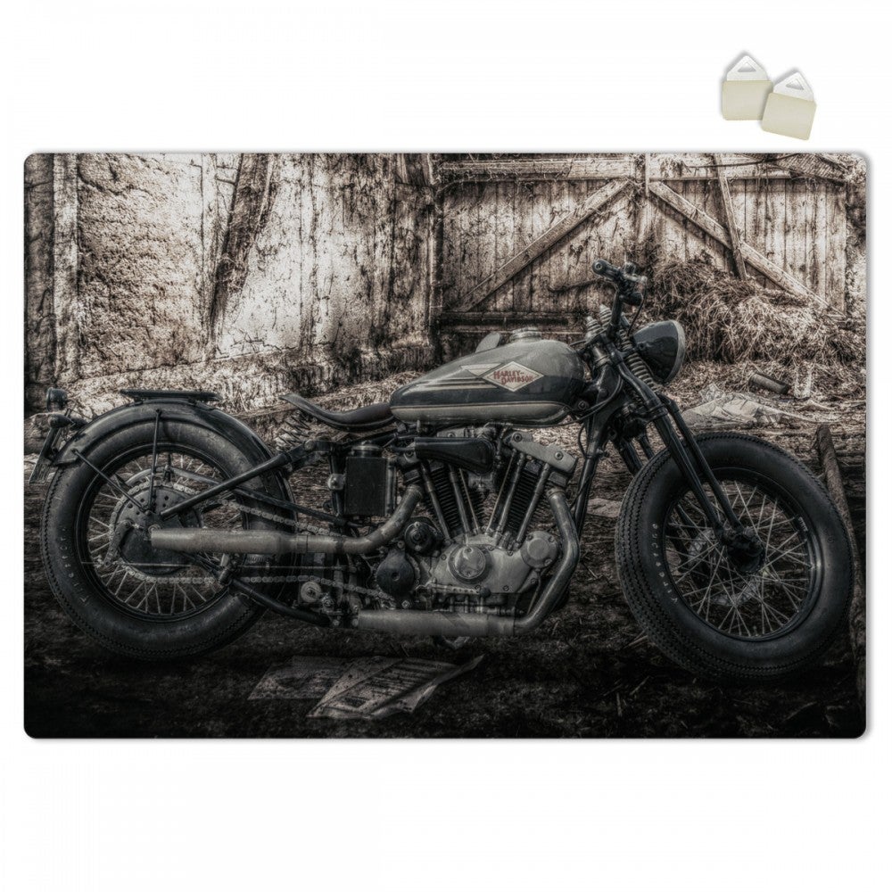 HARLEY RETRO - Quadro POSTER in Forex pvc espanso spessore 3mm - misura ...