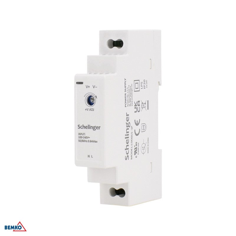 Alimentation Rail DIN 24V 15W - Compact 90x58x17,5mm - IP20 - Classe II ...