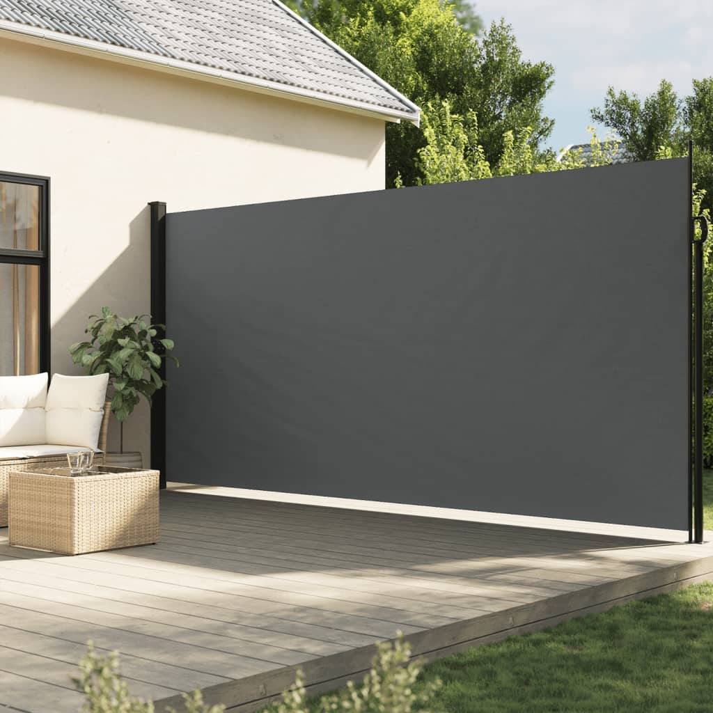 Toldo lateral retráctil antracita 200x600 cm | Leroy Merlin