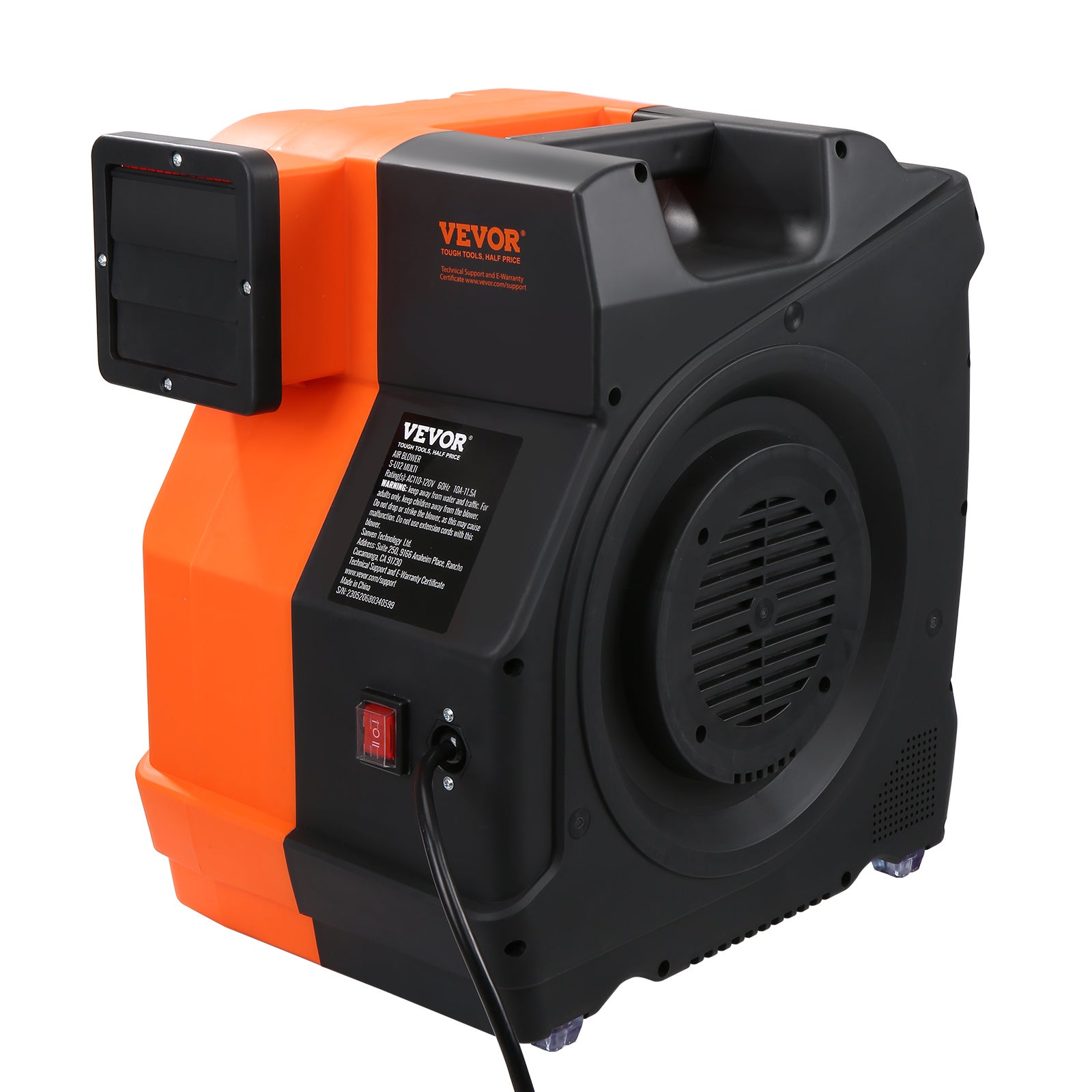 VEVOR Souffleur d'air, 1100 W, souffleur commercial, 1,5 et 1,7 CV ...