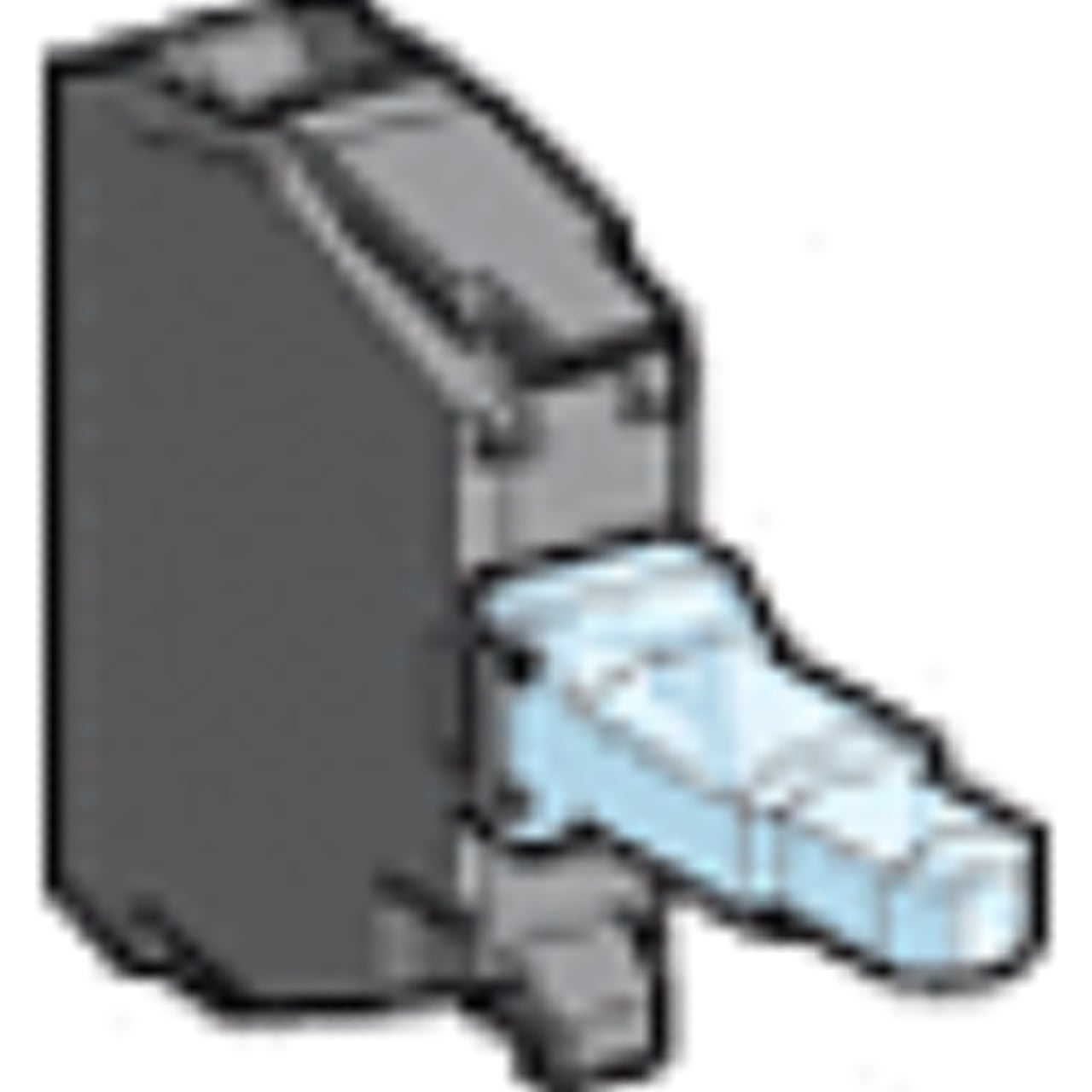 Bloc lumineux - a led - 24v ac/dc - rouge - schneider zbvb4 | Leroy Merlin