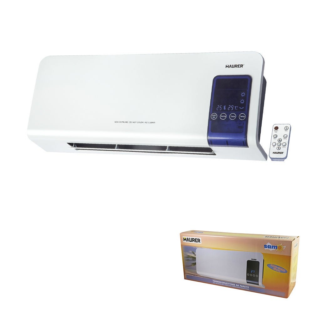 Termoconvector Split de Pared 1000 / 2000 Watt. Indicador LCD | Leroy ...