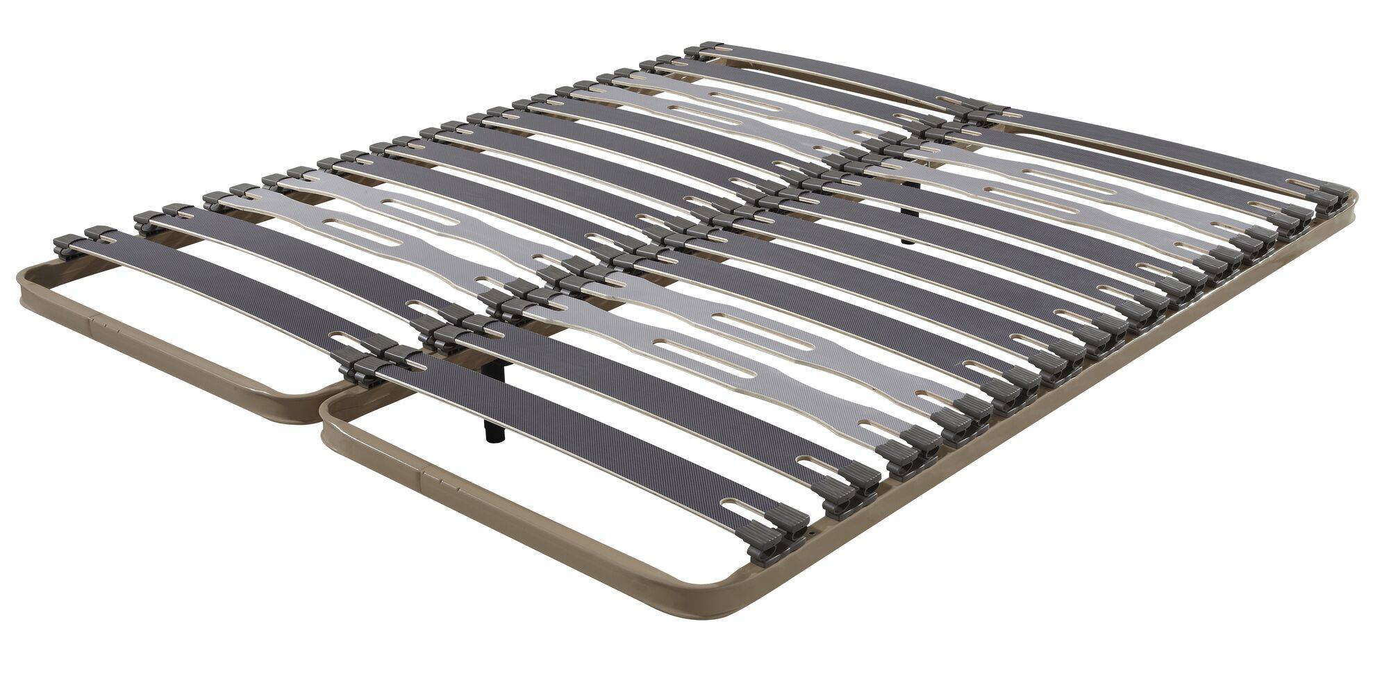 Sommier cadre à latte 5 zones de soutien Ethan-2 x 70 x 190 cm- | Leroy ...