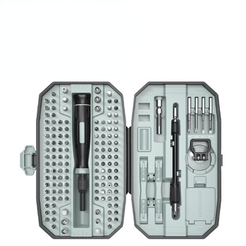 Set di Strumenti Multifunzione di Precisione 152 Pezzi - Nero e Grigio ...