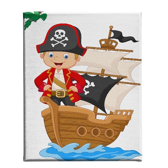 Tableau Pirate Multicouleur - 45 X 3 X 70 Cm - Homemania | Leroy Merlin