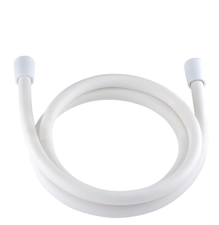 Flexo de ducha PVC 150cm blanco mate | Leroy Merlin