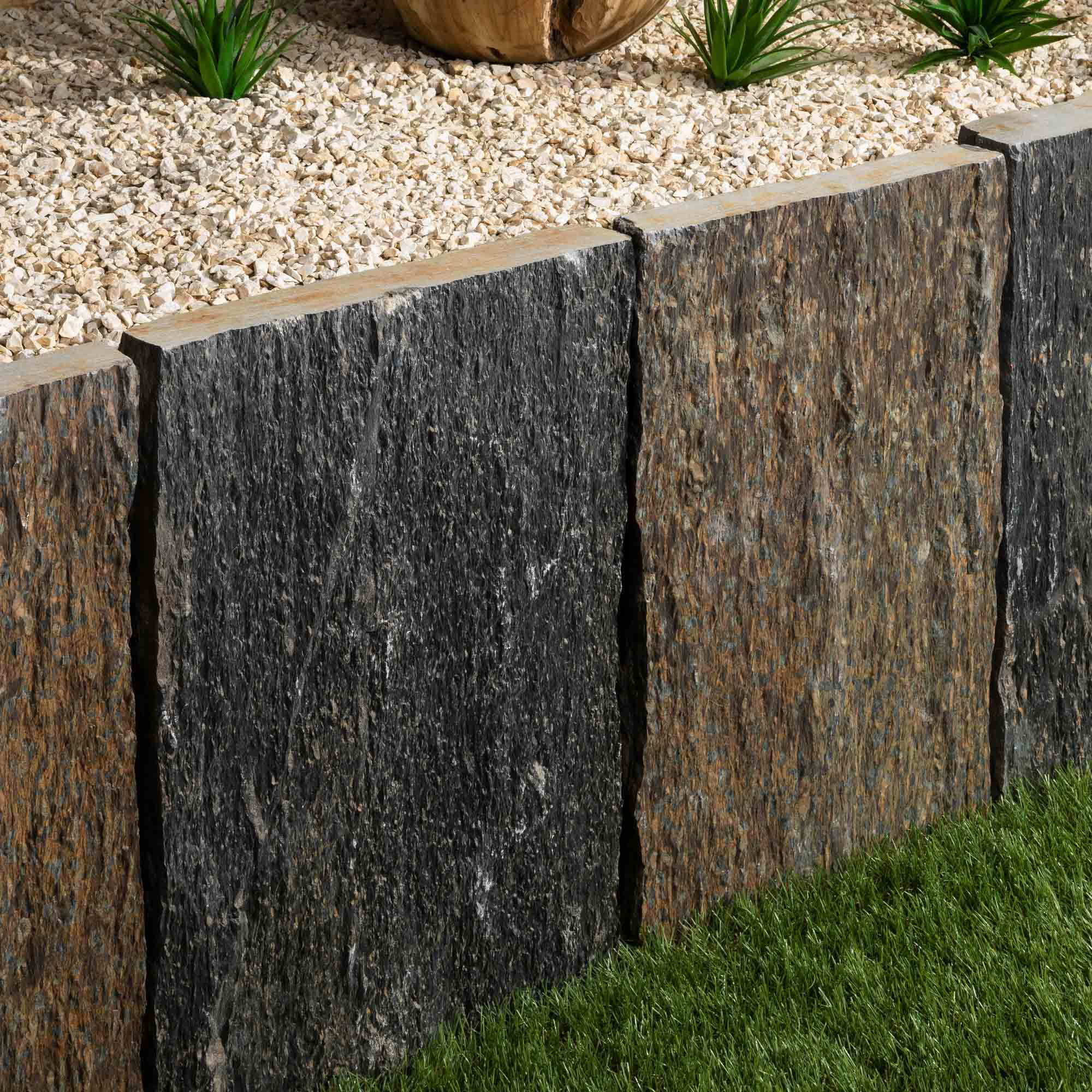 Palis en pierre Schiste 80x30x3-7 cm (à l'unité) - RO'MA Nature | Leroy Merlin