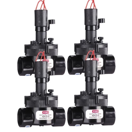 Pack 4 Electroválvulas de riego Toro 24V 1" | Rosca hembra PVC | Para ...